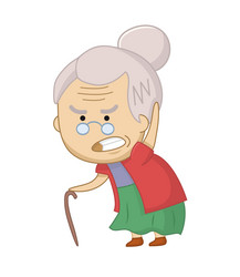 Angry Grandma Vector Images (over 160)