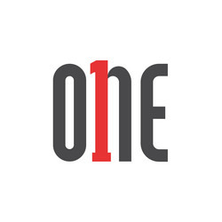 Number one fast logo design template Royalty Free Vector