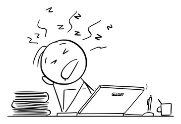 Stick Figure Asleep