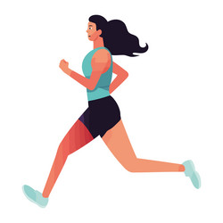 Girl Running Fast Vector Images (over 2,500)