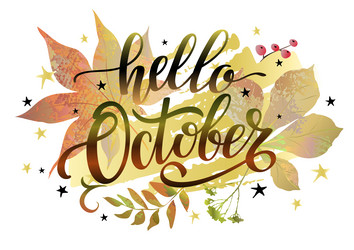 October Wording Vector Images (over 4,700)