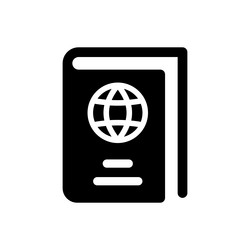 Passport issue icon Royalty Free Vector Image - VectorStock