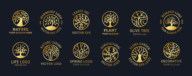 Tree Logo Minimal Vector Images (over 9,400)