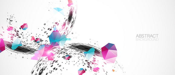 Abstract background made with half spheres Vector Image