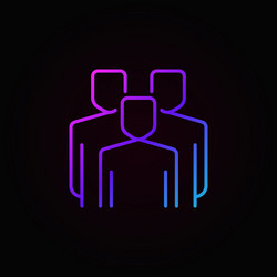 Team colorful icon Royalty Free Vector Image - VectorStock