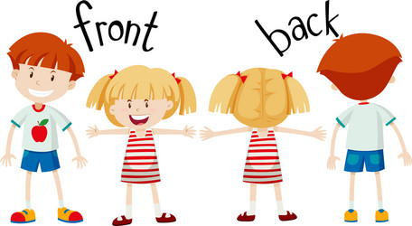 Opposite English Word Isolated Vector Images (over 340)