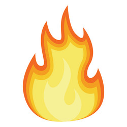 Flame gradient Royalty Free Vector Image - VectorStock