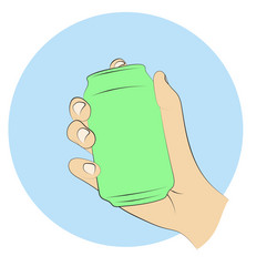 Hand Holding Can Vector Images (over 1,600)