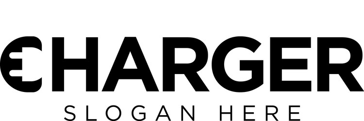 Letter ge electric logo design Royalty Free Vector Image