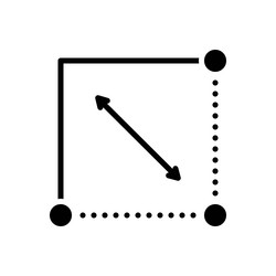 Dimensions Royalty Free Vector Image - VectorStock