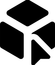 3d cube icon Royalty Free Vector Image - VectorStock