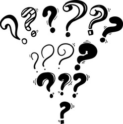 Ear with question mark icon graphic Royalty Free Vector