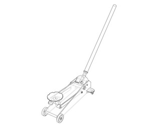 Trolley Hydraulic Jack Vector Images (over 310)