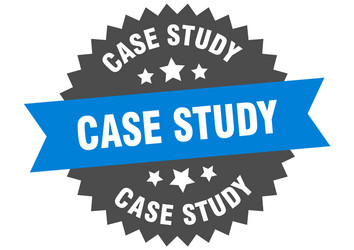 Case study blue square grungy vintage isolated Vector Image