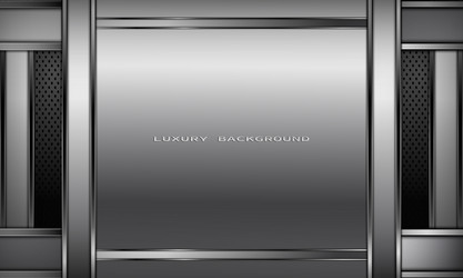 Luxury silver background Royalty Free Vector Image