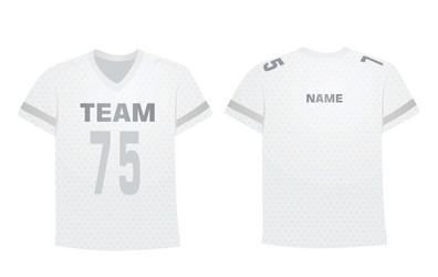 White t shirt template Royalty Free Vector Image