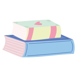 Cartoon Stack of Books Vector Images (over 7,600)