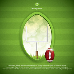 American football abstract concept Royalty Free Vector Image