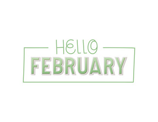 Hello February Vector Images (over 1,200)