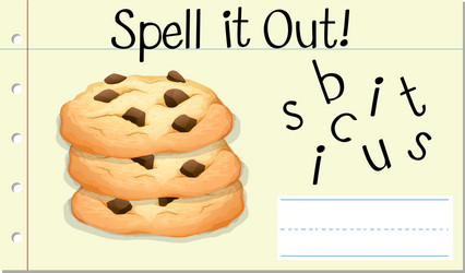 Cookie Flashcard Vector Images (29)