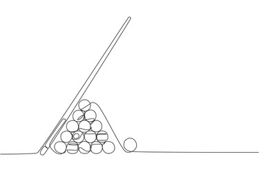 One continuous line drawing of triangle pyramid Vector Image