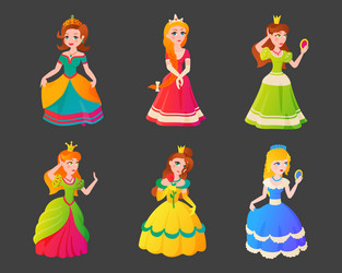 Fairy tale pictures of princess and other magician