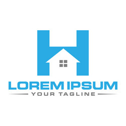 Unique real estate logo design Royalty Free Vector Image