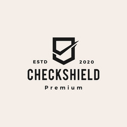 Check shield secure security antivirus verified Vector Image