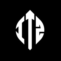 Itz logo letter design Royalty Free Vector Image