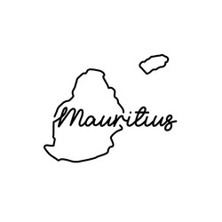 Mauritius Map Outline Vector Images (over 240)