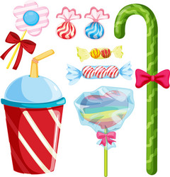 Various sweets Royalty Free Vector Image - VectorStock