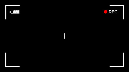 Video camera overlay Royalty Free Vector Image