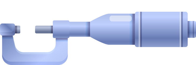 Equipment micrometer icon cartoon style Royalty Free Vector