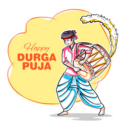 Happy Navratri with Dhol Vector Images (74)