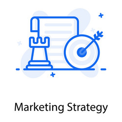 Marketing strategy Royalty Free Vector Image - VectorStock