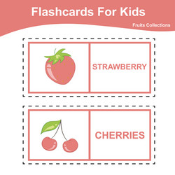 Cherry Flashcard Vector Images (36)
