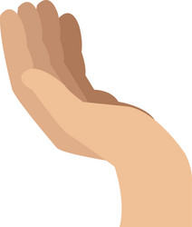 Open hand icon Royalty Free Vector Image - VectorStock