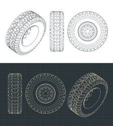 Wheel Blueprint Vector Images (over 3,300)