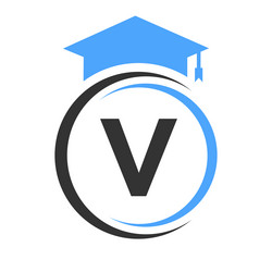 Education logo template Royalty Free Vector Image