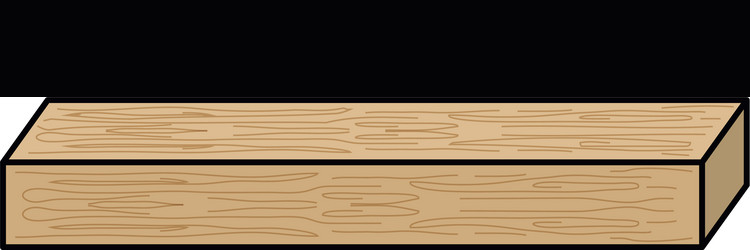 Wooden beam Royalty Free Vector Image - VectorStock