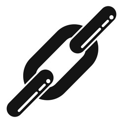 Disconnect chain icon outline web link Royalty Free Vector