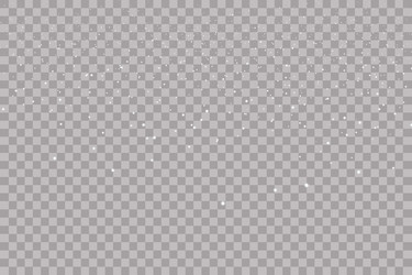 Falling hail or snow on a transparent background Vector Image