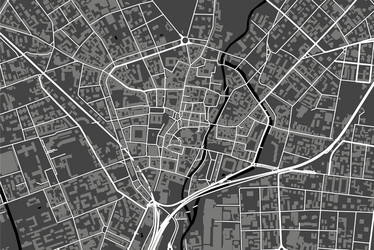 Map city monza lombardy italy Royalty Free Vector Image