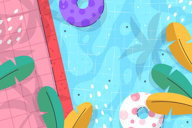 Gradient swimming pool background Royalty Free Vector Image