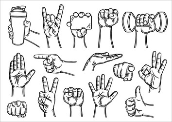 Pointing Hand Clipart Vector Images (over 1,300)