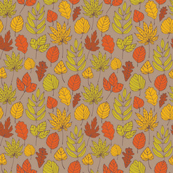 Brown fall pattern Royalty Free Vector Image - VectorStock