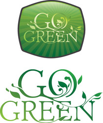 Go green paperless Royalty Free Vector Image - VectorStock