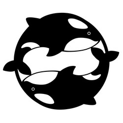 Two Fish Circle Drawing Vector Images (over 430)