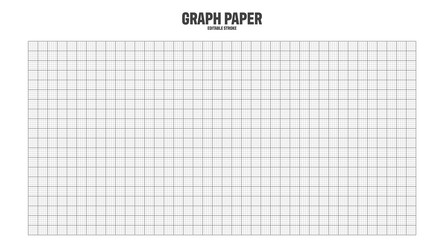Sheet of graph paper with grid millimeter paper Vector Image