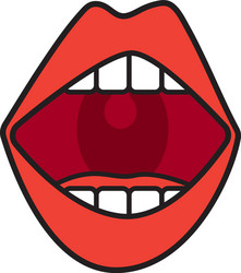 Smirk Lips Vector Images (82)